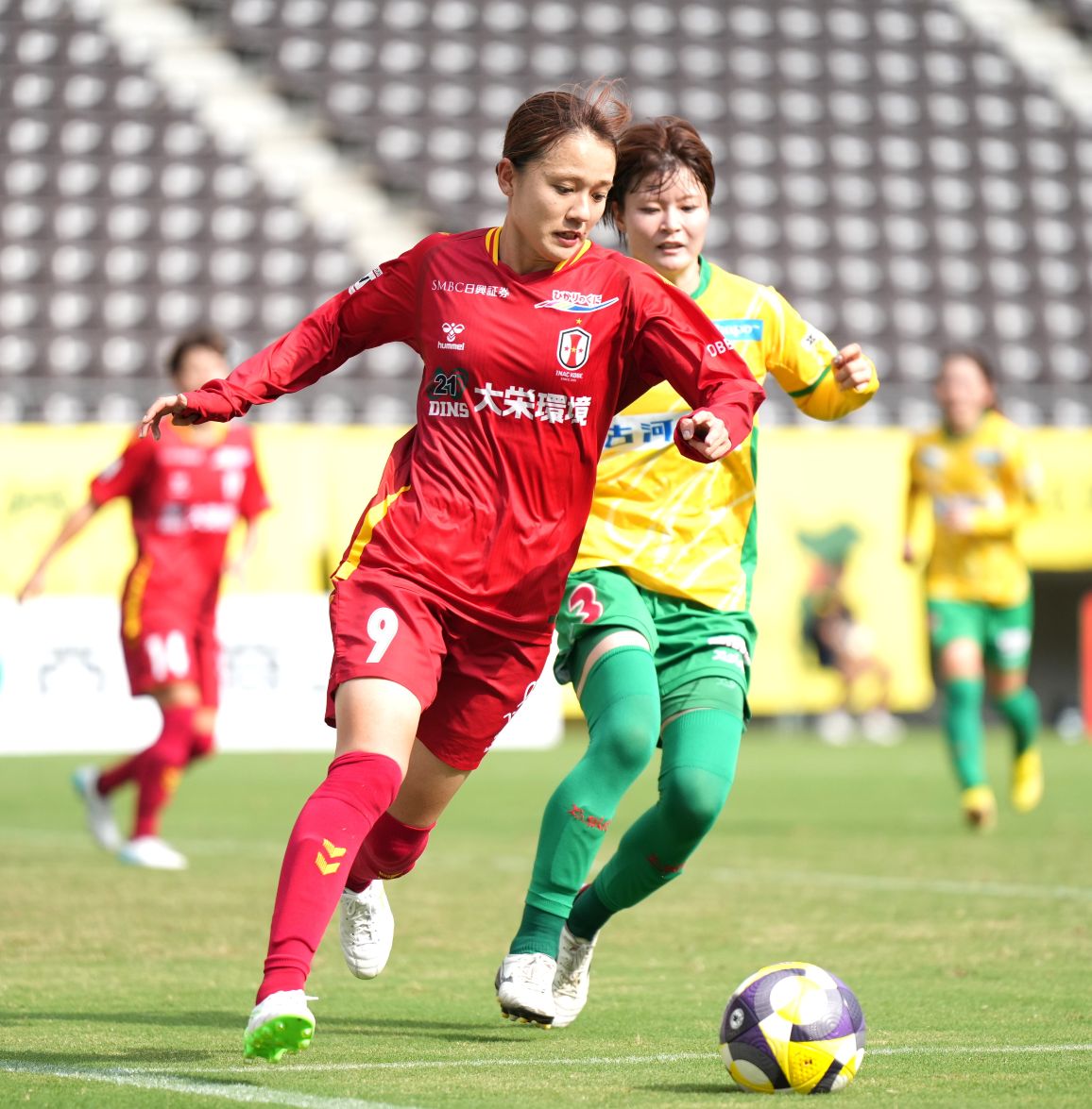 【INAC神戸】トップ7得点の吉田莉胡、「いいパスのおかげ」 - サンテレビニュース